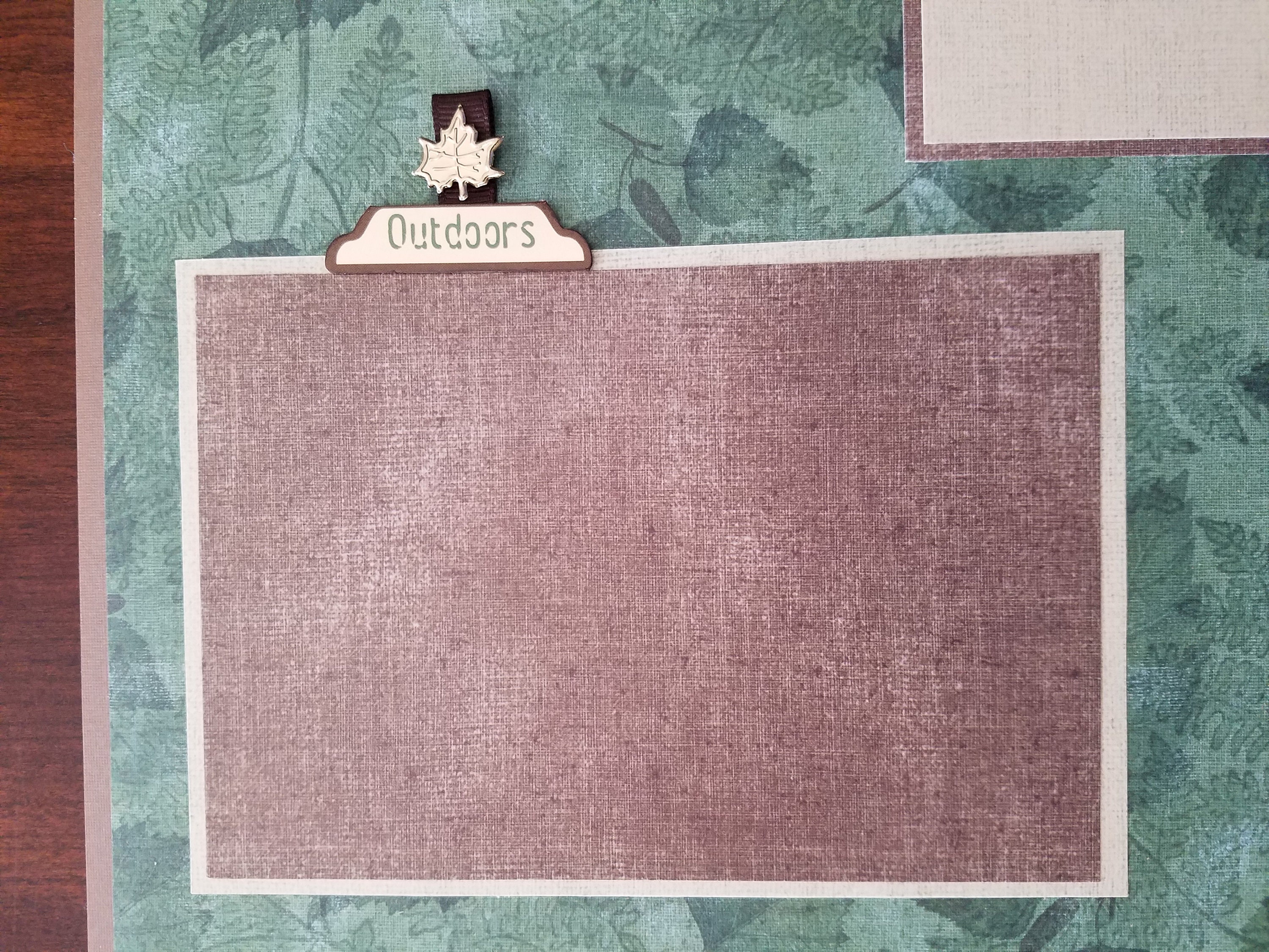 Nature Outdoors Adventure 2 Page 12"x12" Premade Scrapbook Layout ...