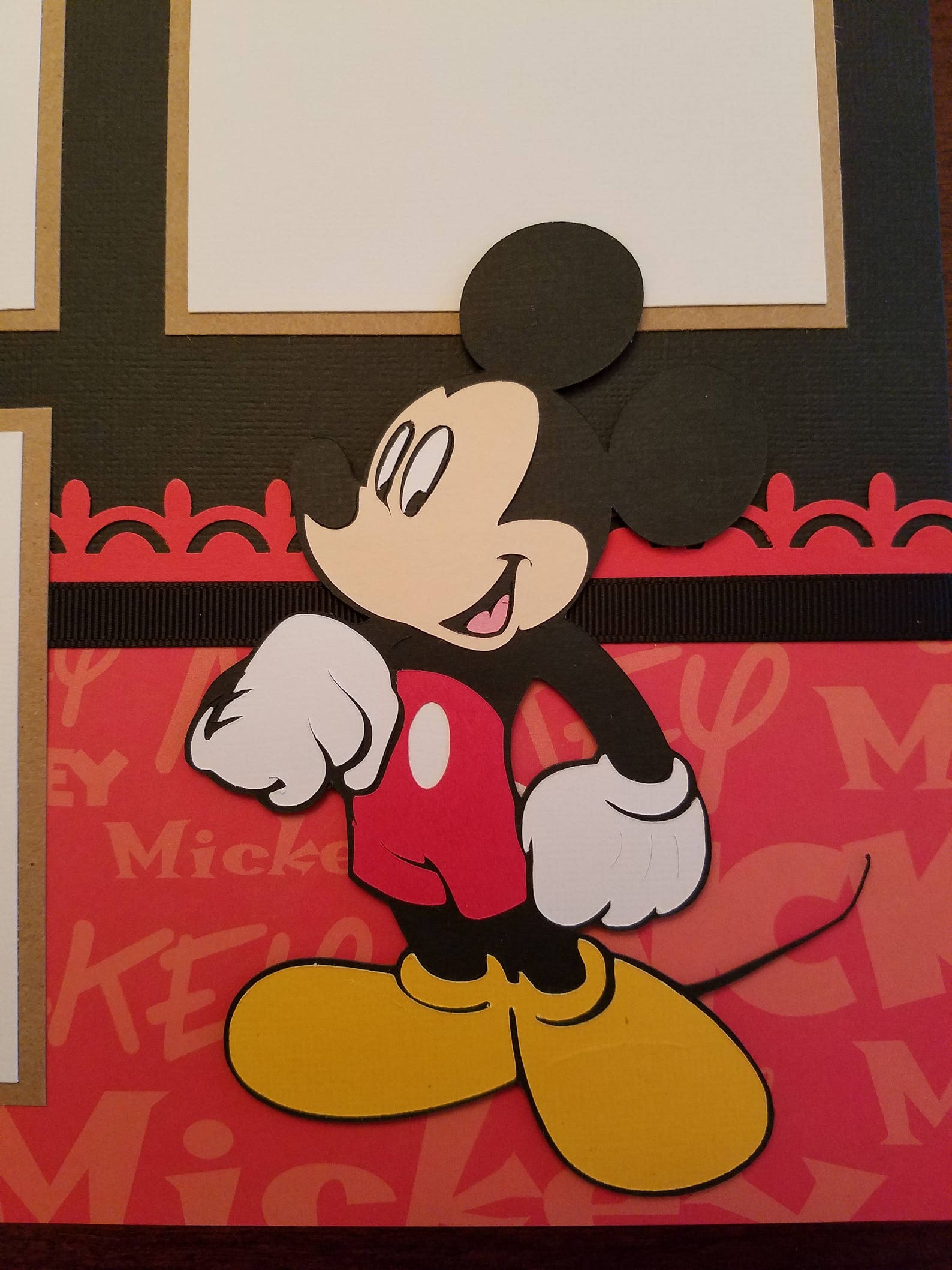 Disney Mickey Mouse 2 Page 12x12 Premade Scrapbook - Etsy