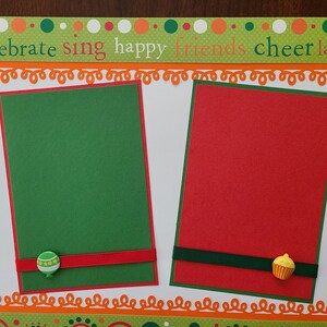 Celebrate Party Themed Scrapbook Layout 2 Pages 12"x12" Premade ...