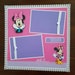 Disney Minnie Mouse Scrapbook Layout 1 Page 12"x12" Premade Layout ...