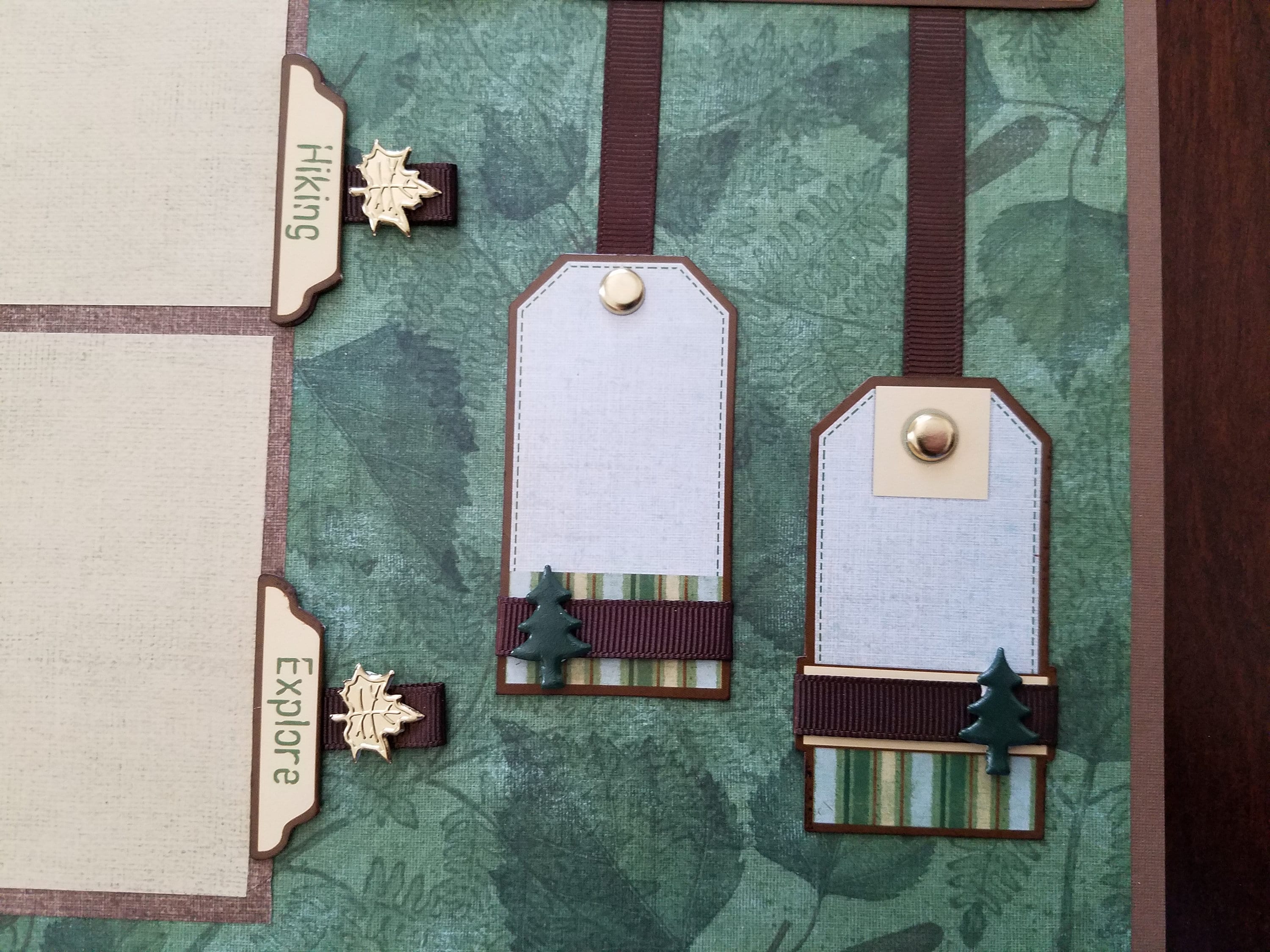 Nature Outdoors Adventure 2 Page 12"x12" Premade Scrapbook Layout ...