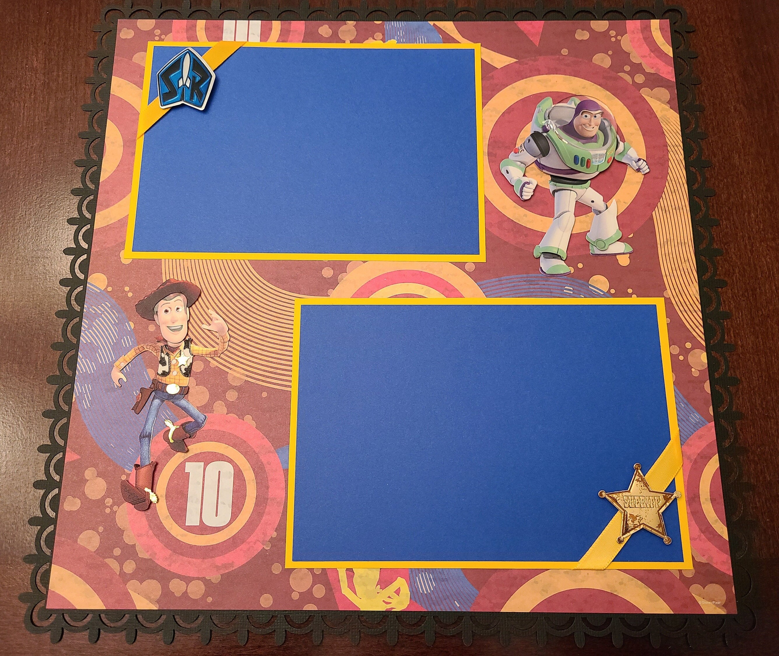Disney Pixar Toy Story Scrapbook Layout Premade 1 Page 12” X 12” Toy ...