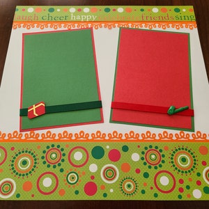 Celebrate Party Themed Scrapbook Layout 2 Pages | Etsy