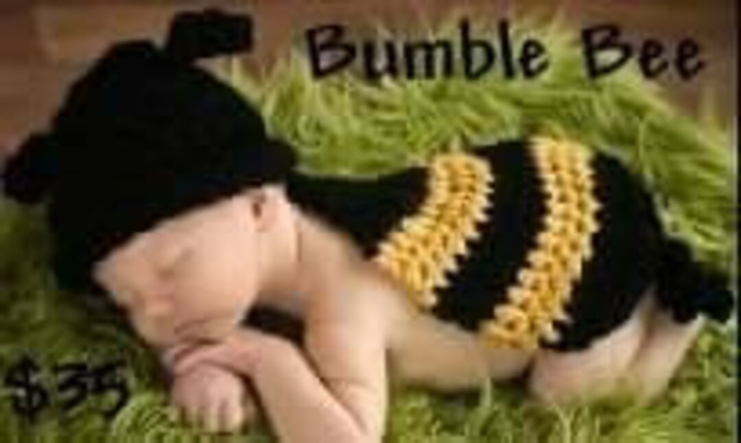 Baby Bumblebee Photo Prop - Etsy