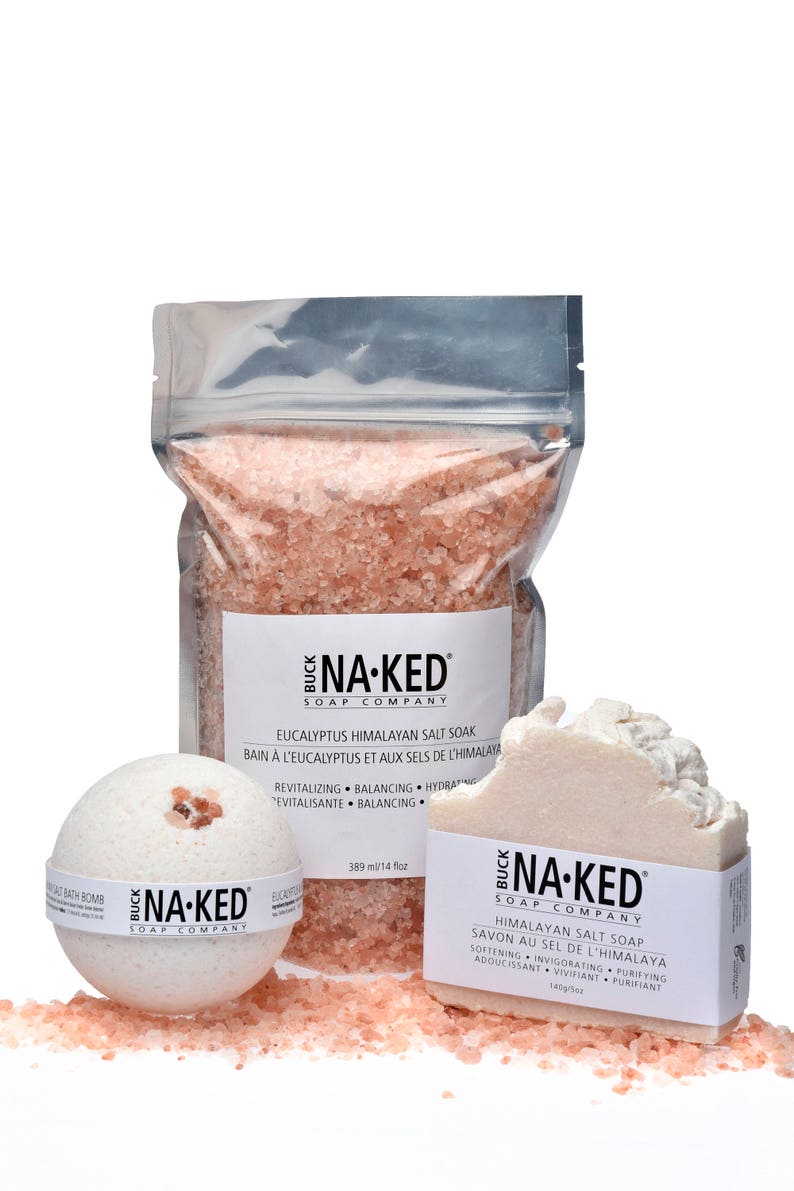Himalayan Salt & Eucalyptus Bath Bomb - Natural Bath Bomb, Bath Bomb ...