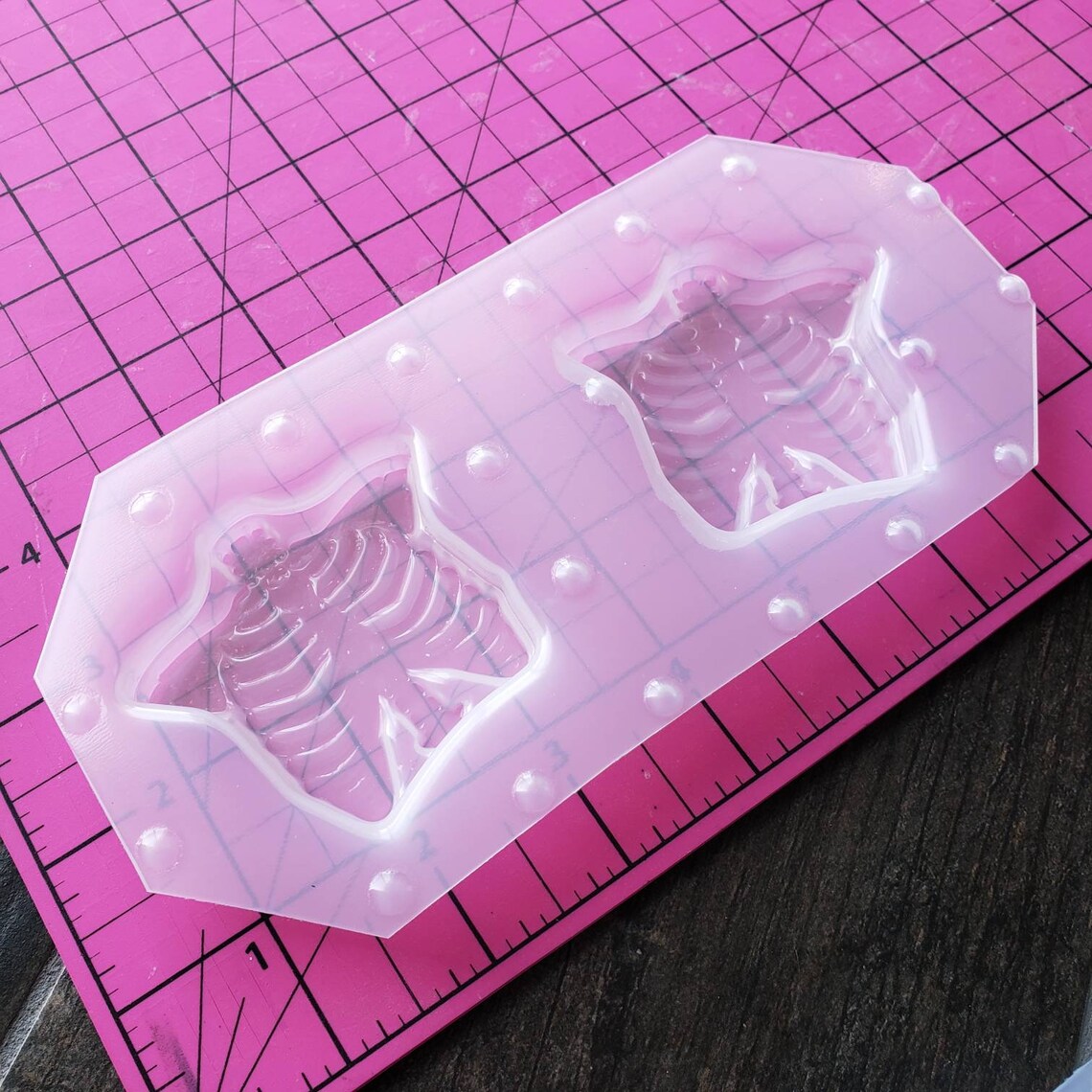 Skeleton Ribs Pallet Mold Small Mold Soap Mold Wax Mold - Etsy