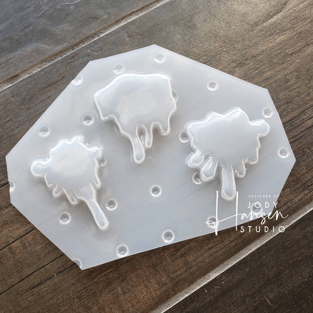 Blood Splatters Pallet Mold Small Mold Soap Mold Wax Mold Resin Mold ...
