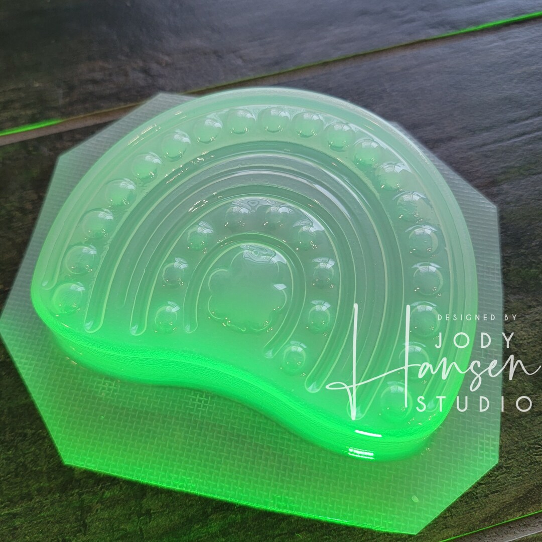 Lucky Rainbow Mold | Bath Bomb Mold | Soap Mold | Wax Mold | Plastic ...
