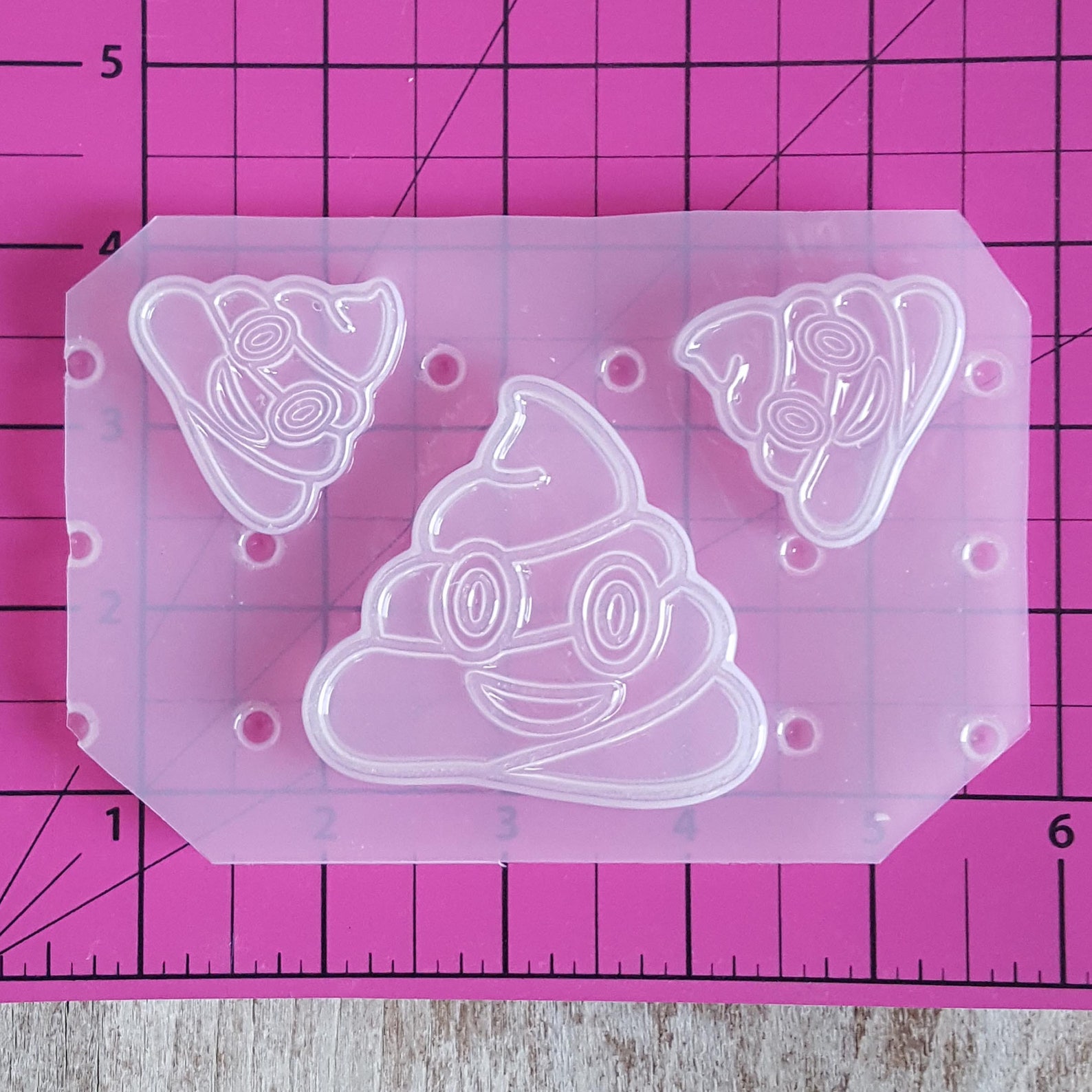 Happy Poop Pallet Mold Small Mold Soap Mold Wax Mold | Etsy