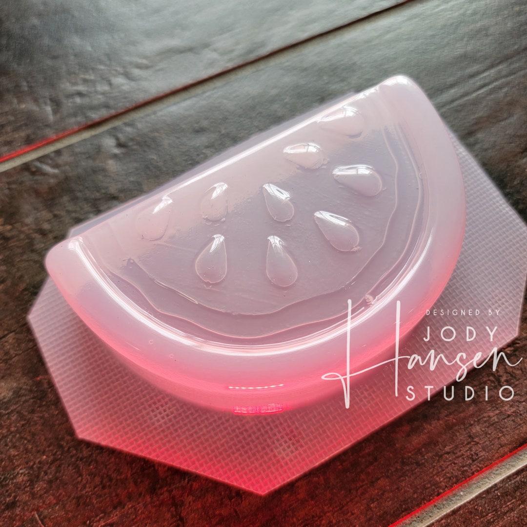 Watermelon Slice Mold | Bath Bomb Mold | Soap Mold | Wax Mold | Plastic ...