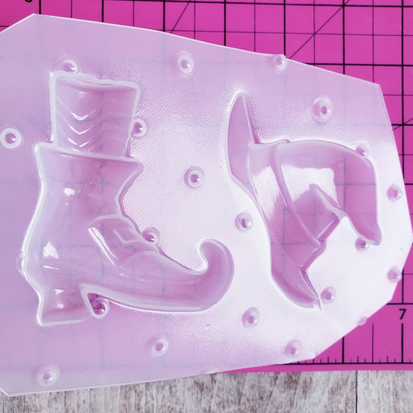 Witch Hat & Boot Mold Small Mold Soap Mold Wax Mold | Etsy