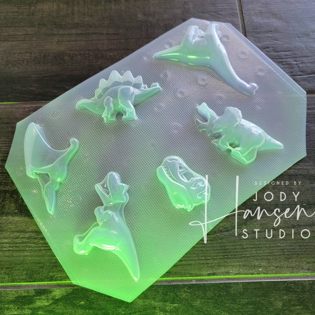 Dinosaur Pallet Mold Small Mold Soap Mold Wax Mold Resin Mold Jewelry ...