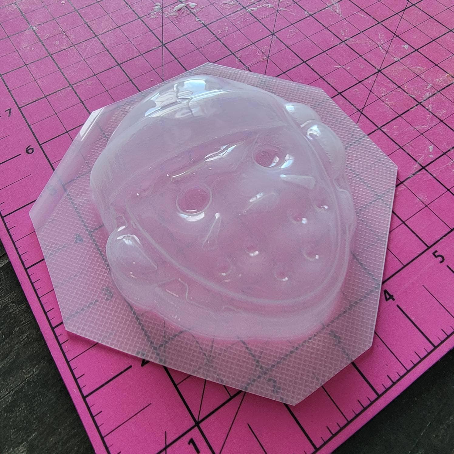 Santa Hockey Mask Mold Bath Bomb Mold Soap Mold Wax Mold - Etsy