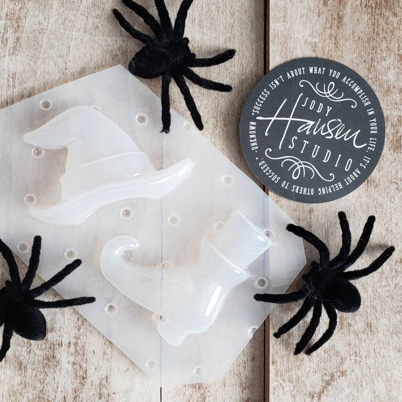 Witch Hat & Boot Mold Small Mold Soap Mold Wax Mold - Etsy