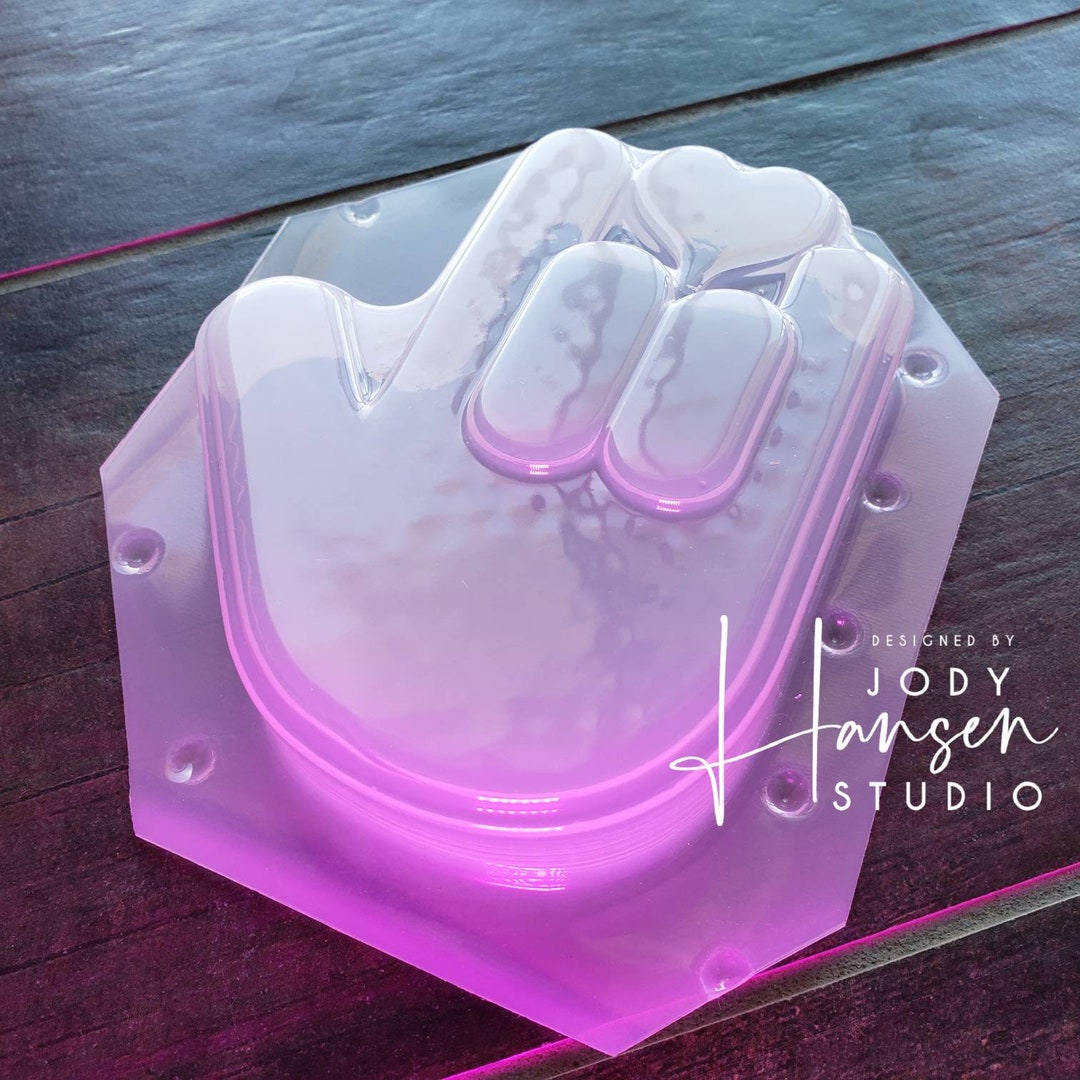 ASL Love Hand Sign Mold Bath Bomb Mold Soap Mold Wax Mold Plastic Mold ...