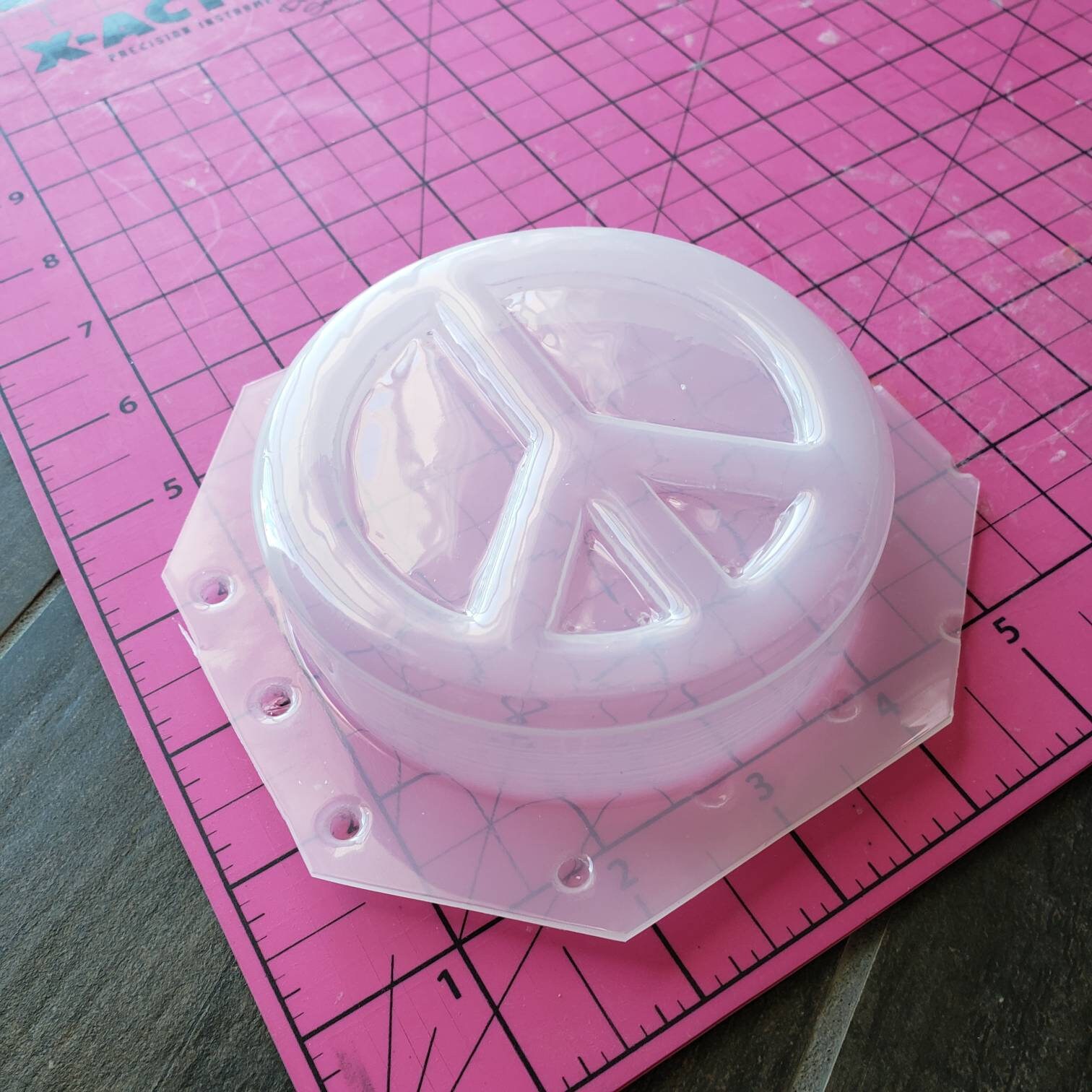 Peace Sign Mold Bath Bomb Mold Soap Mold Wax Mold | Etsy