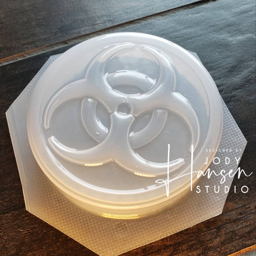 Biohazard Mold Bath Bomb Mold Soap Mold Wax Mold Plastic Mold Chocolate ...