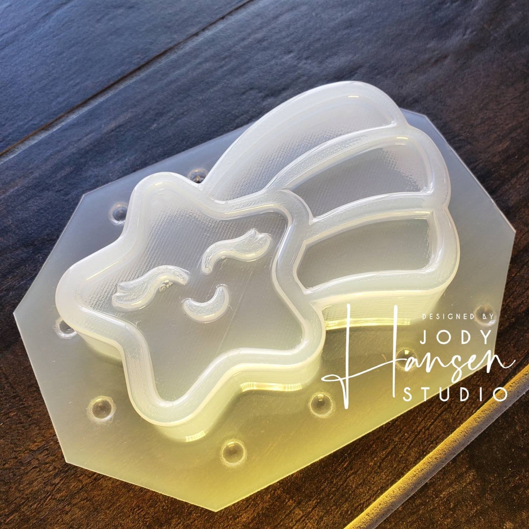 Shooting Star Mold | Bath Bomb Mold | Soap Mold | Wax Mold | Plastic ...