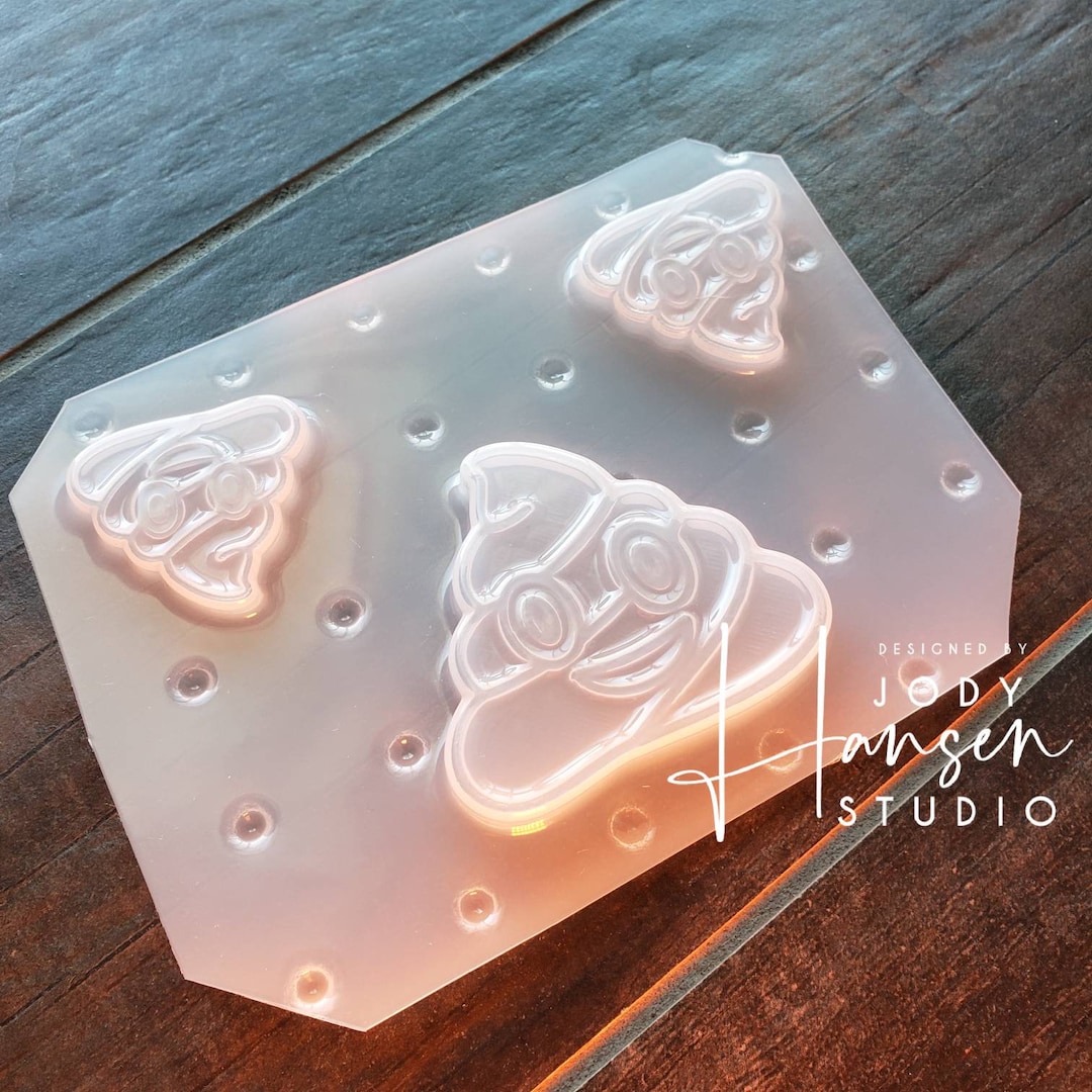 Happy Poop Pallet Mold | Small Mold | Soap Mold | Wax Mold | Resin Mold ...