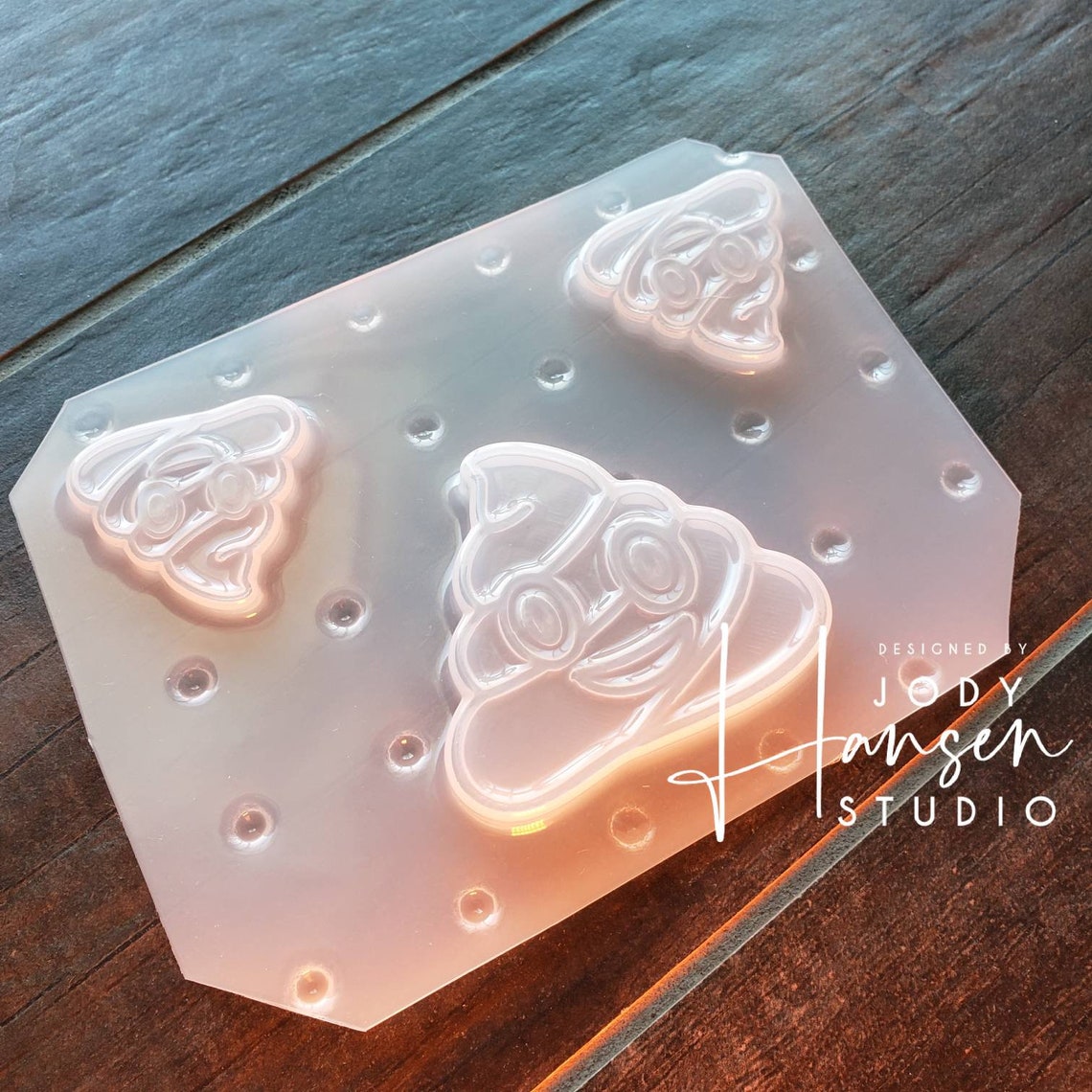 Happy Poop Pallet Mold Small Mold Soap Mold Wax Mold | Etsy