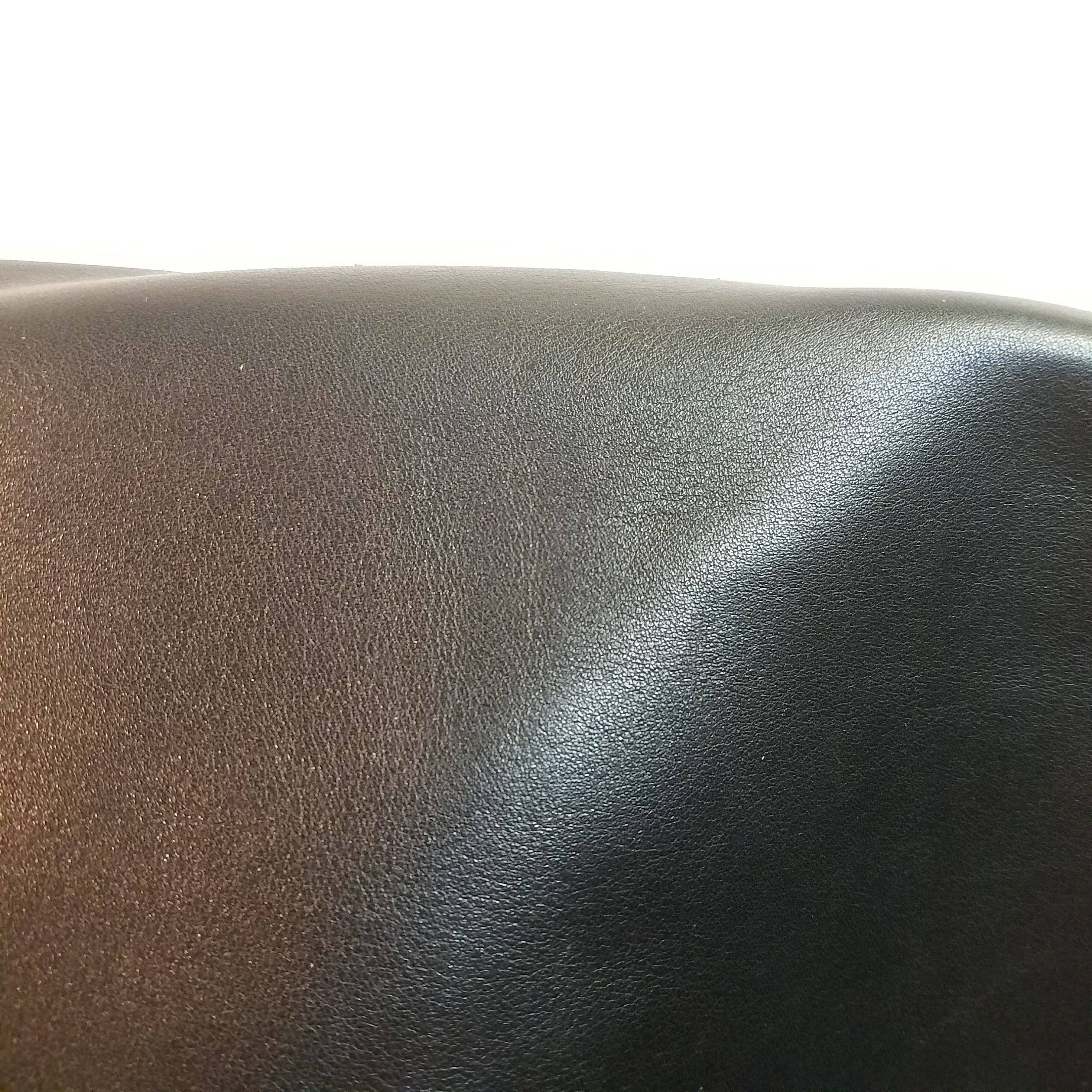 Leather 19 sq.ft full skin Black Smooth Nappa 1.3-1.5 mm (3.0 oz ...