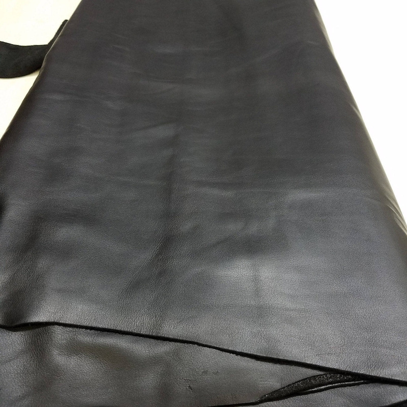 Leather Hide Italian Black - Etsy