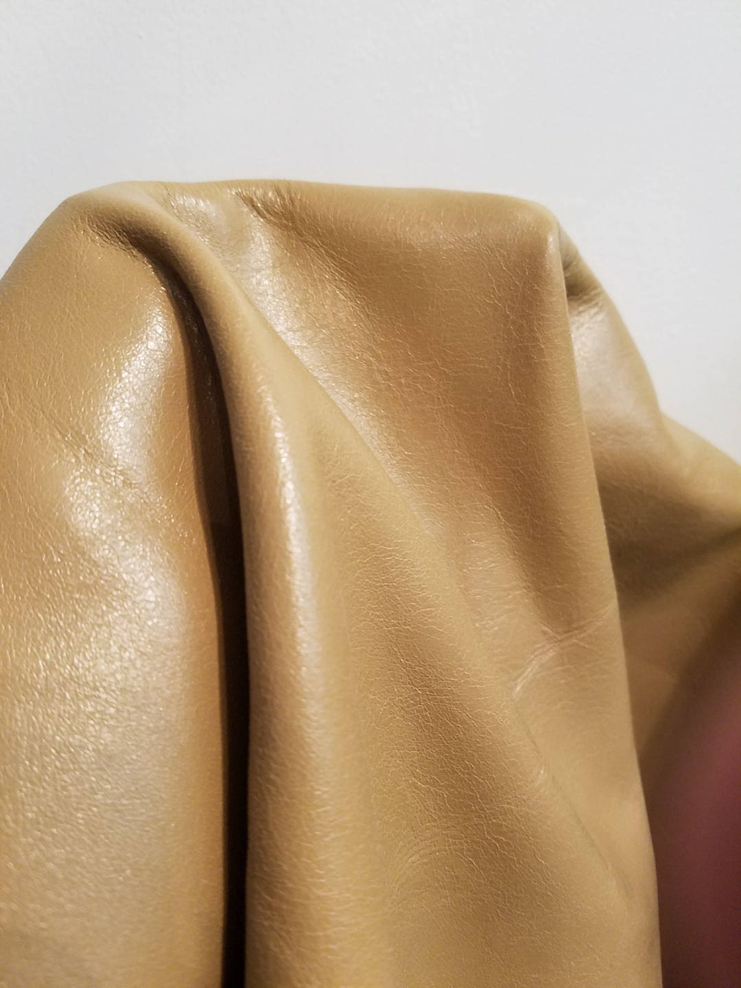 Natural Smooth 2.5-3.0 Oz Cowhide Leather Tumbled Embossed Soft Cow ...