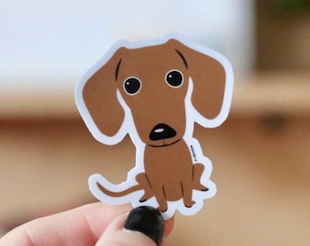 Teckel sticker - Etsy Nederland