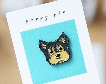 Yorkshire Terrier Dog Enamel Pin - Etsy