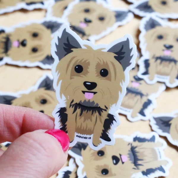 Yorkie Decal - Etsy