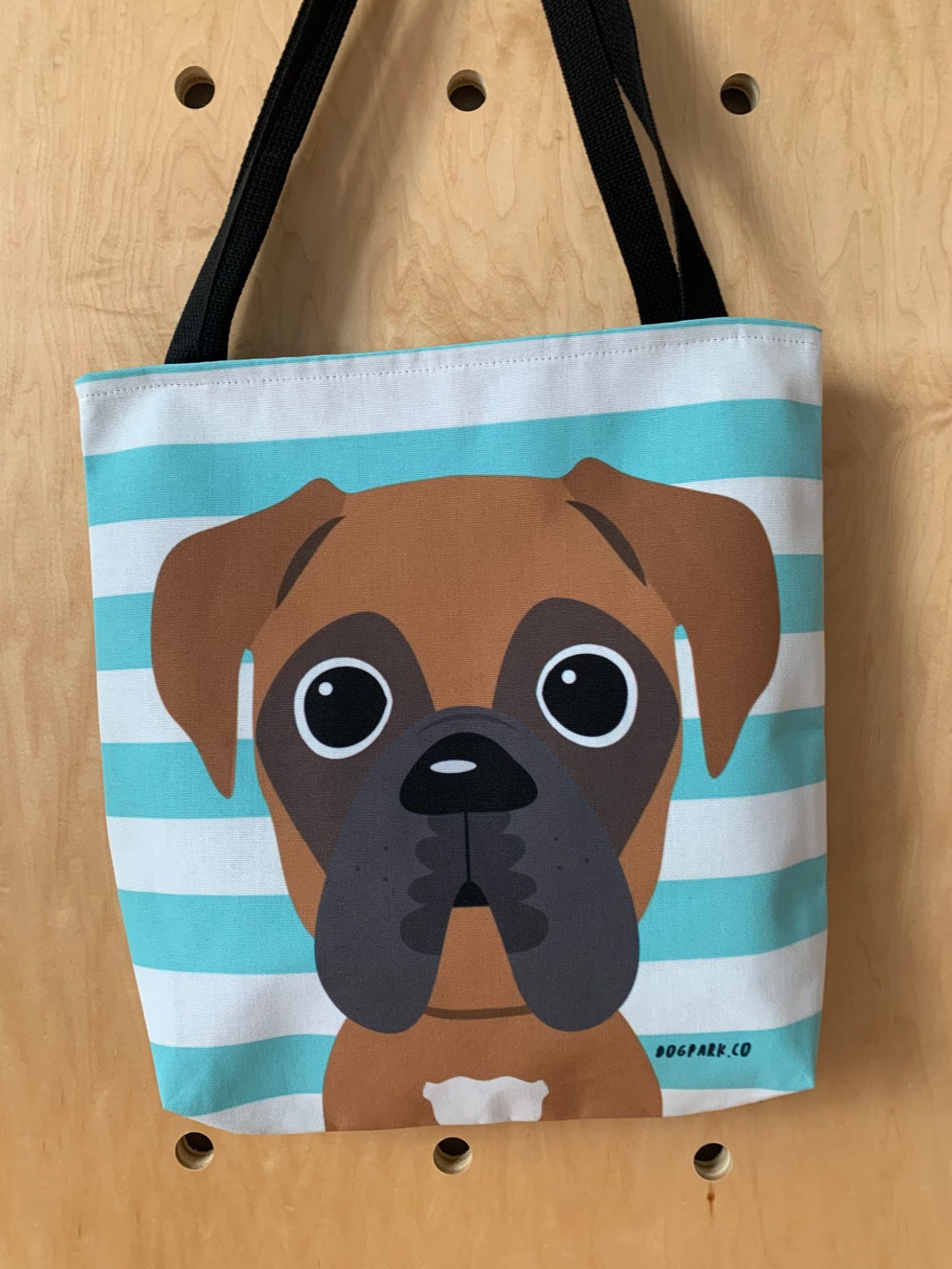Boxer Dog Tote Bag, Fawn Boxer Tote, Boxer Lovers, Boxer Dog Tote ...