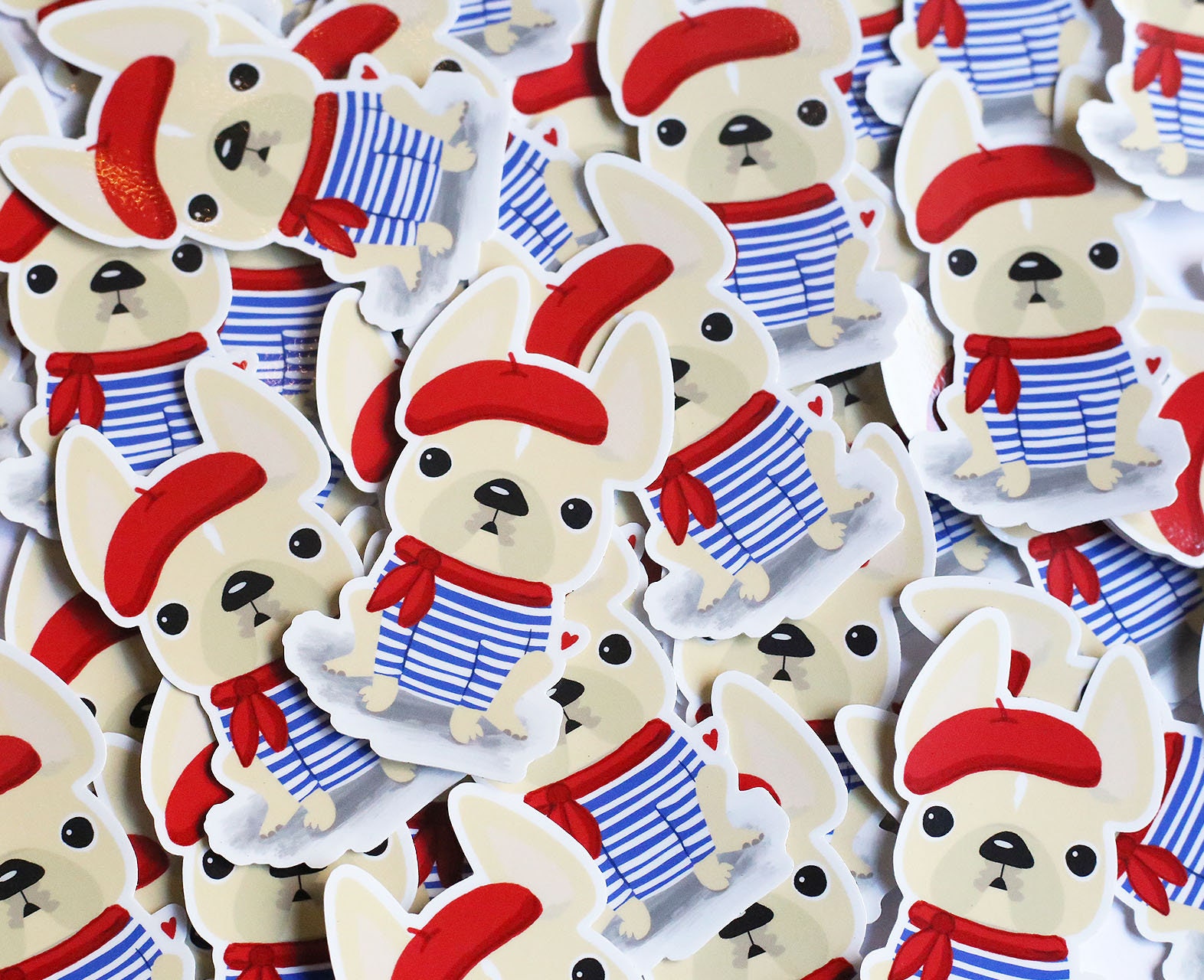 French Bulldog Sticker Paris Frenchie Waterproof Vinyl | Etsy