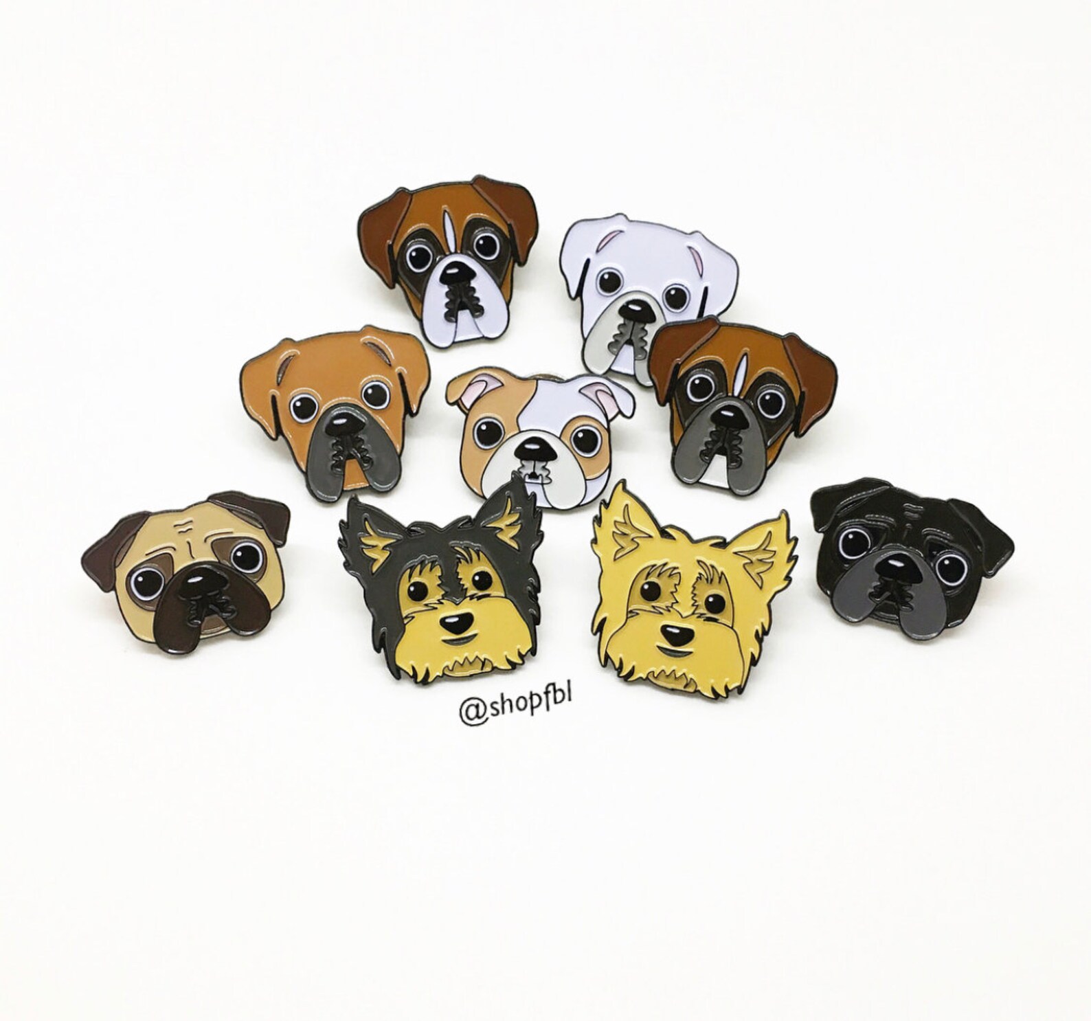 Yorkie Enamel Pin Black & Tan Yorkie Dog Enamel Pin Puppy - Etsy