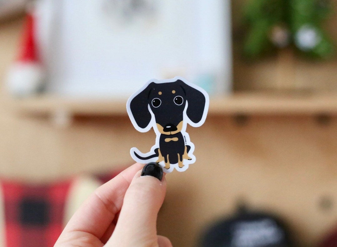 Dachshund Sticker Mini Dachshund Sticker Waterproof Sticker Dachshund ...
