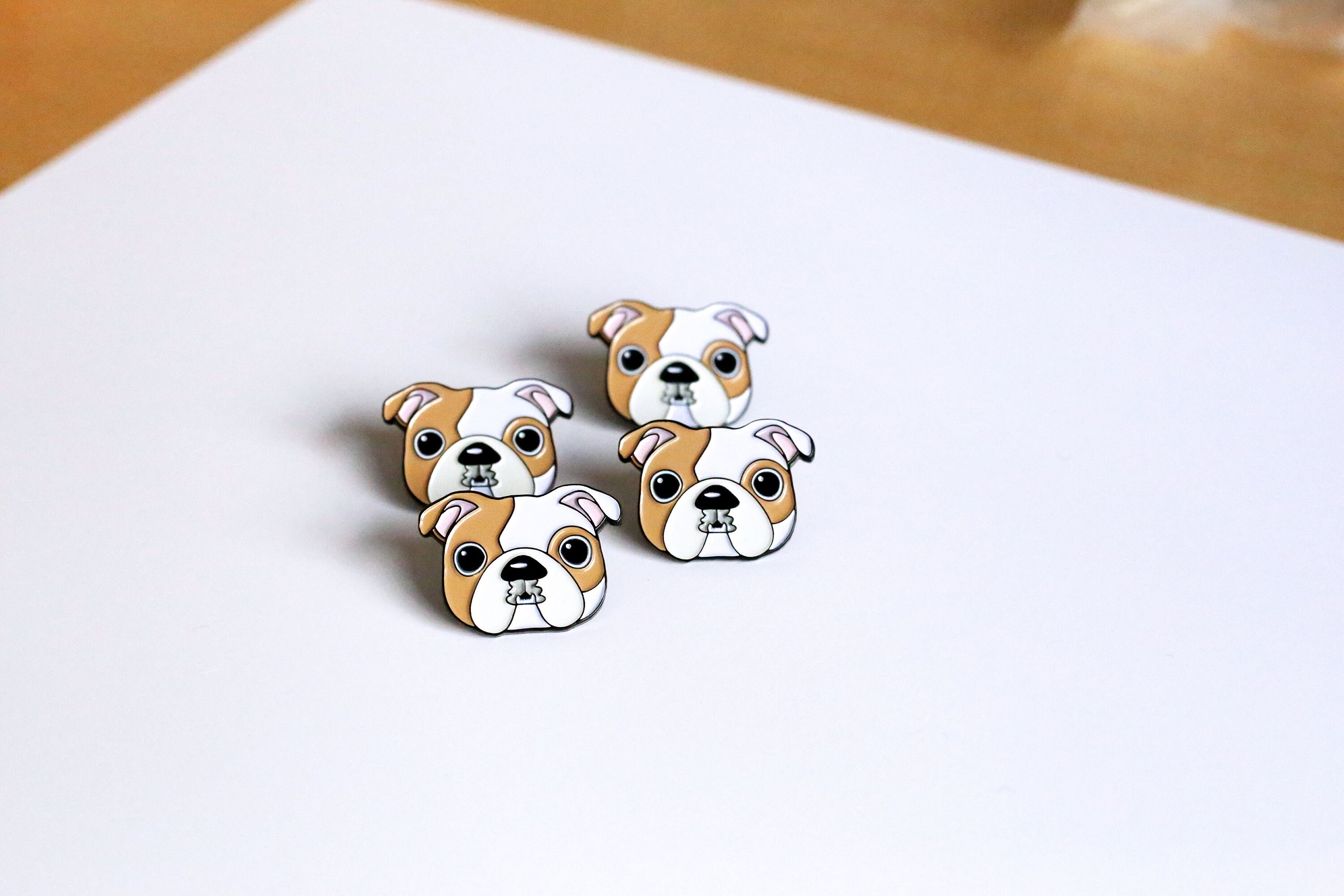 English Bulldog Enamel Pin Dog Enamel Pin Puppy Pin Hard | Etsy