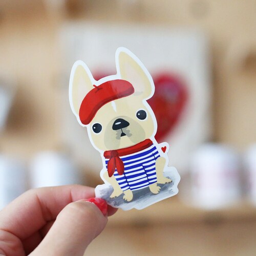 Astronaut Sticker Waterproof Vinyl Decal Frenchie - Etsy