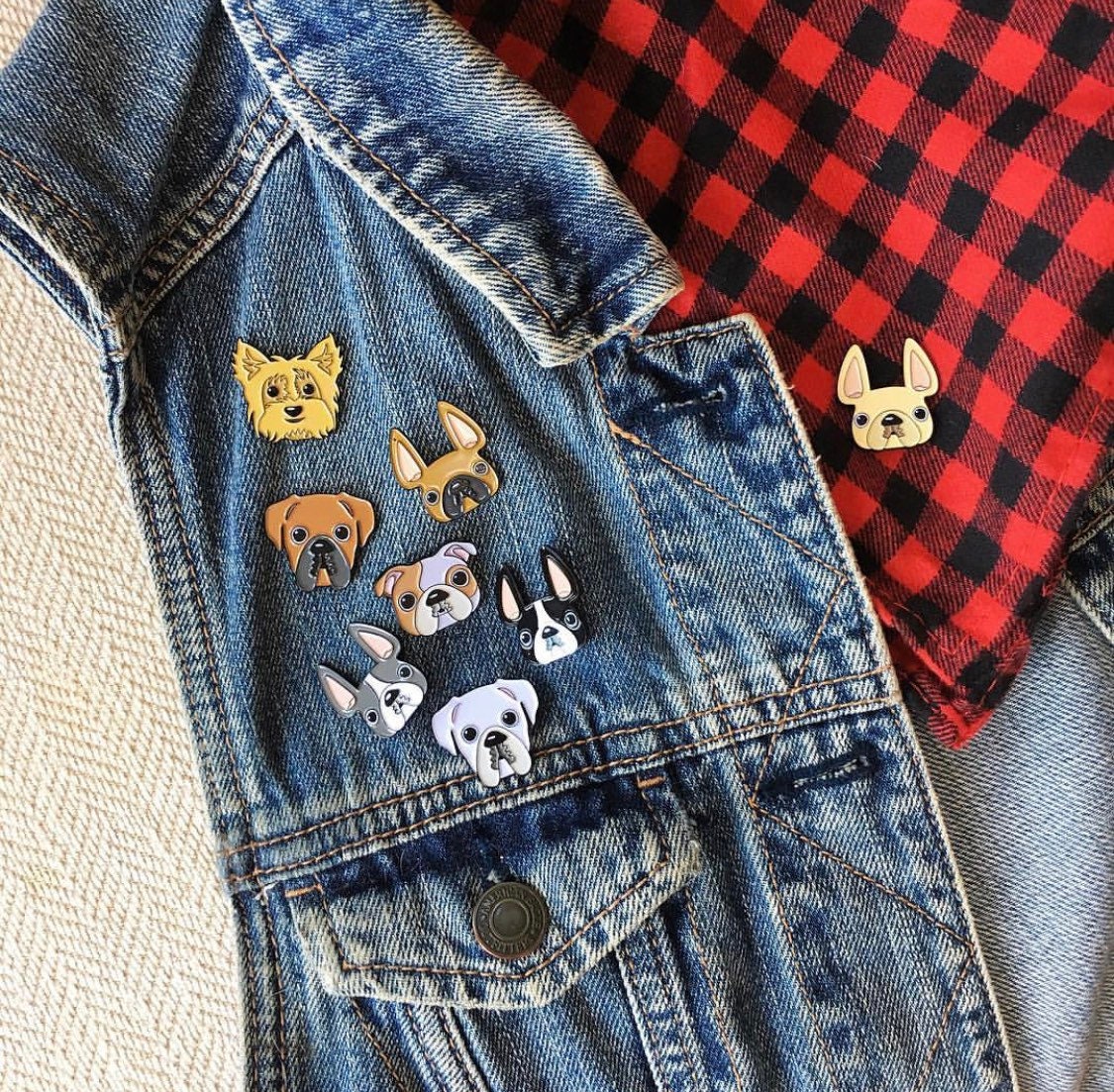 Boxer Enamel Pin White Boxer Dog Enamel Pin Puppy Pin | Etsy