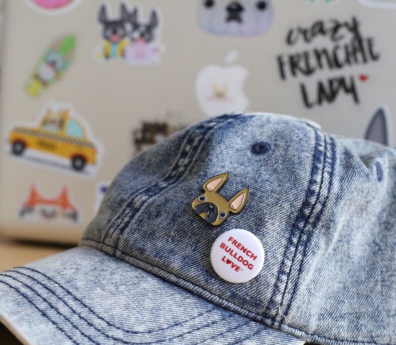 Fawn French Bulldog Pin Dog Enamel Pin Puppy Pin Soft - Etsy