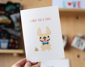 Birthday Card Poop - Etsy
