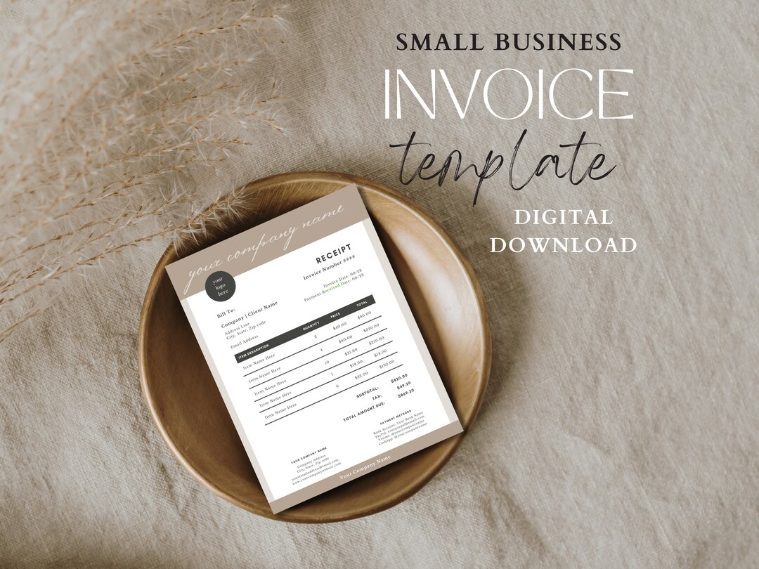 Invoice Template Download, Invoice Template, Printable Invoice ...