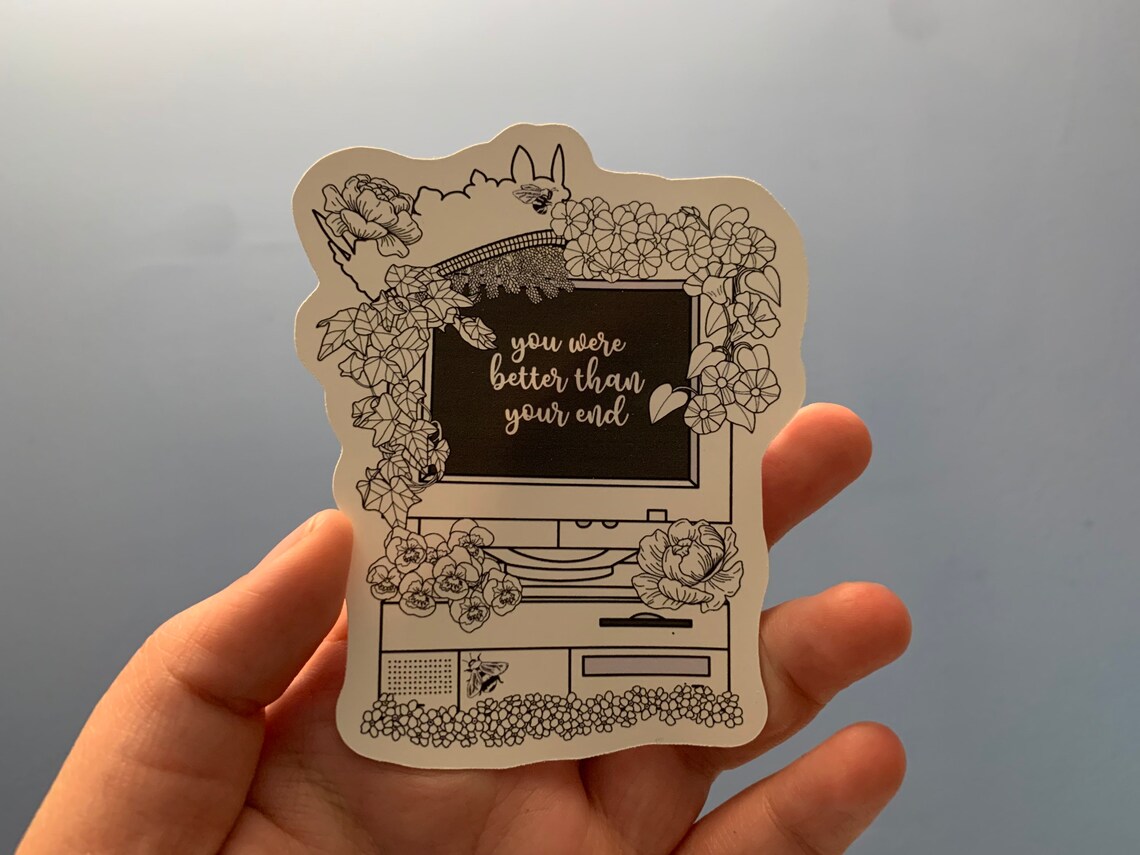 Charlie Bradbury Was Better Than Her End Sticker | Etsy