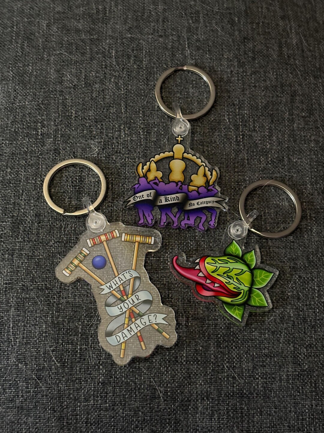 Broadway Musicals Acrylic Keychains, Six the Musical, Heathers, Little ...