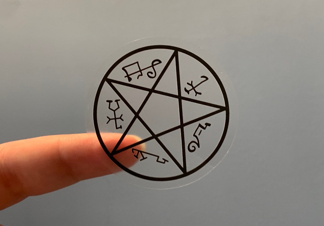 Devil's Trap Stickers, Clear / Transparent, Supernatural, Spnfamily ...