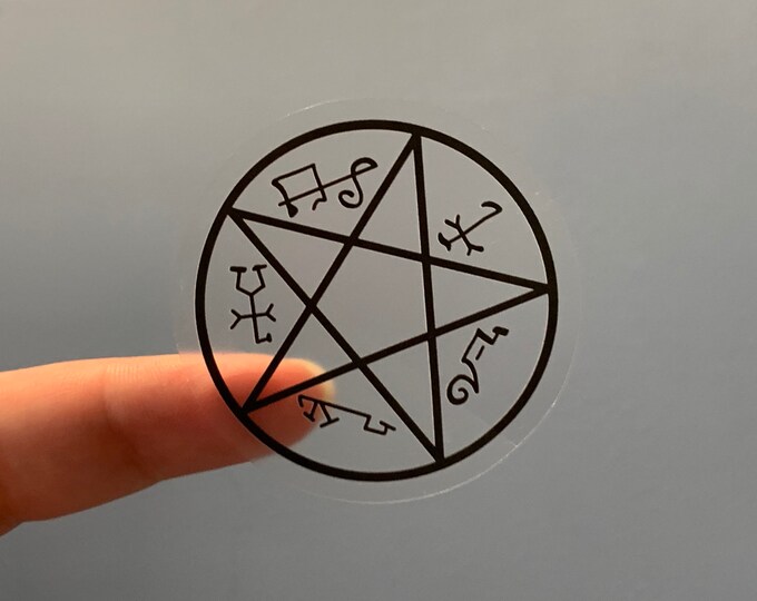 Devil's Trap Stickers, Clear / Transparent, Supernatural, Spnfamily ...