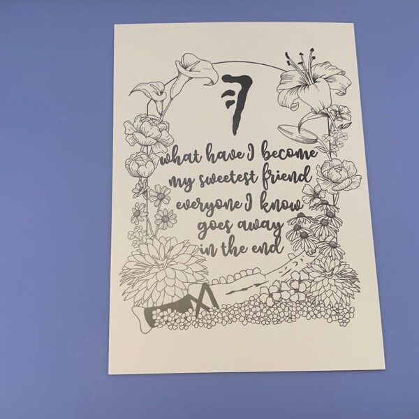 Funeral Coloring Page - Etsy