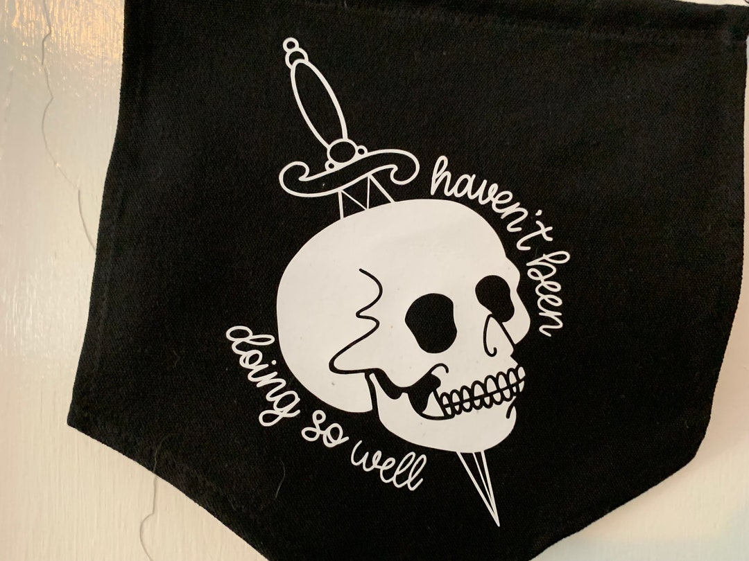 Doing so Well Canvas Banner, Traditional Tattoo Style Art, FTHC ...