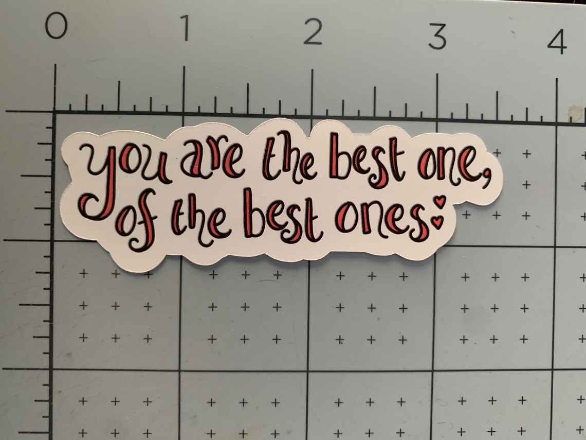 You Are the Best One of the Best Ones Dashboard Confessional - Etsy