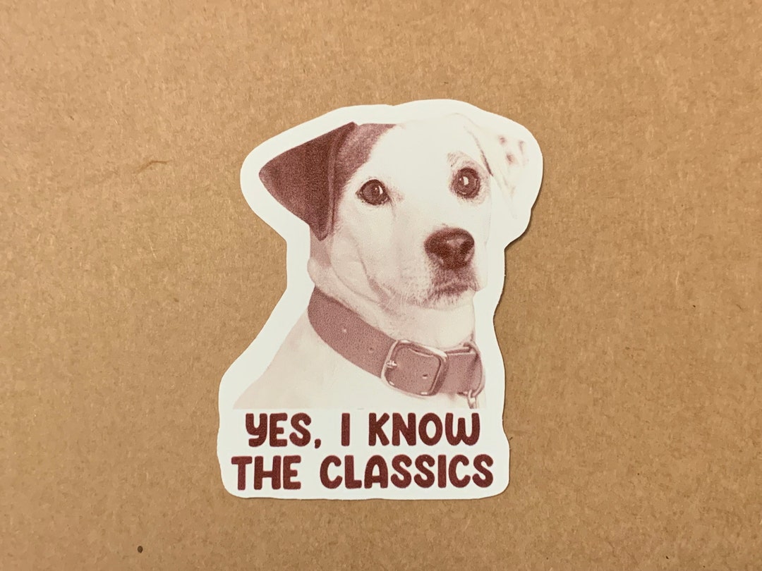 I Know the Classics - Wishbone Sticker, PBS Kids Inspired, 90s, Whats ...