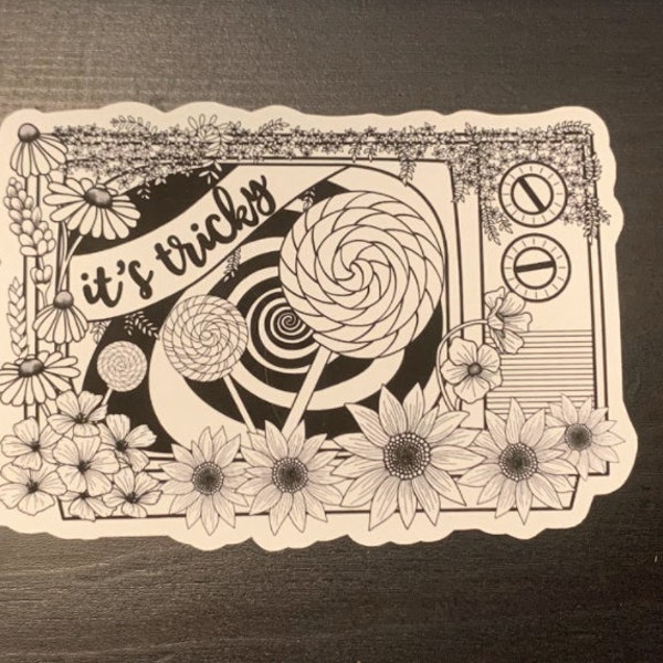 Mystery Spot Stickers - Etsy