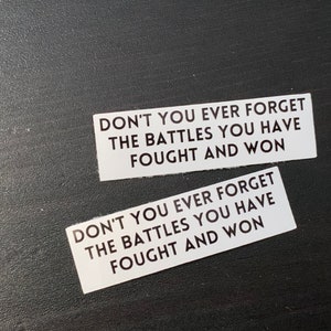 Don’t You Ever Forget the Battles You Have Fought and Won, West Wing ...